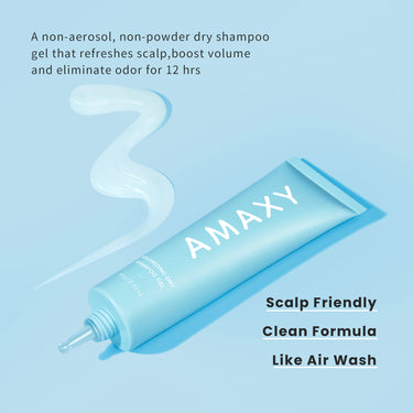 AMAXY | Non-Aerosol, Non-Powder Dry Shampoo Gel Formula, Reduce Oil ...